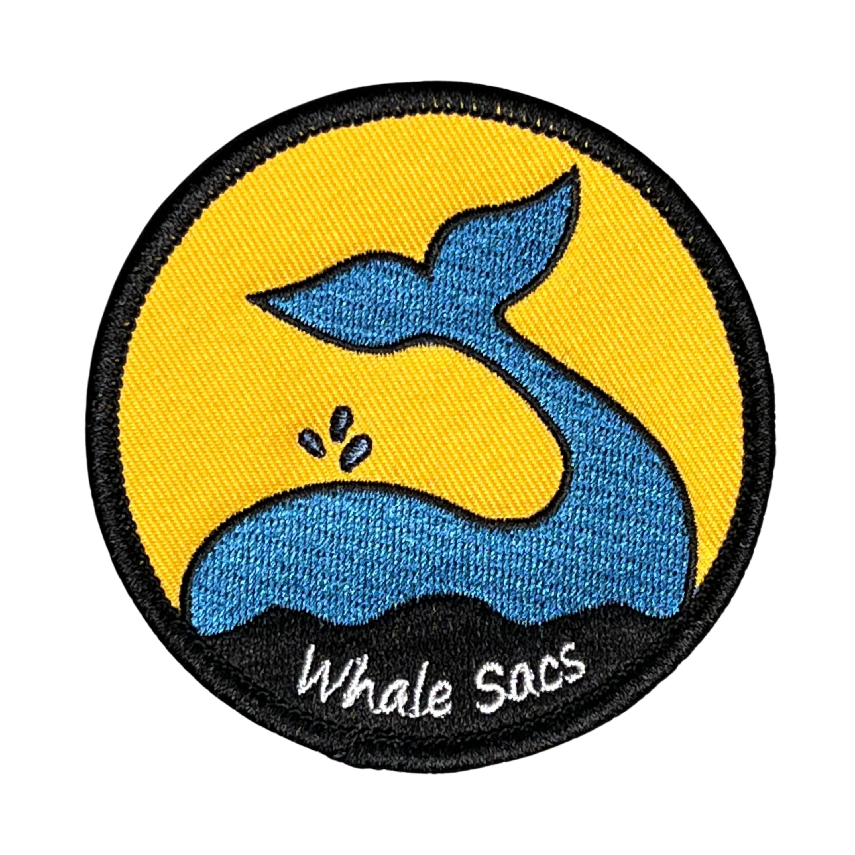 Whale Sacs Logo Velcro Patch